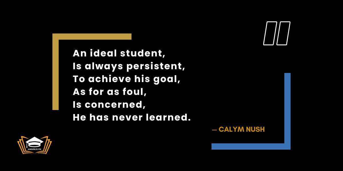 Quotations For Essay An Ideal Student For 2nd Year - Angrezi
